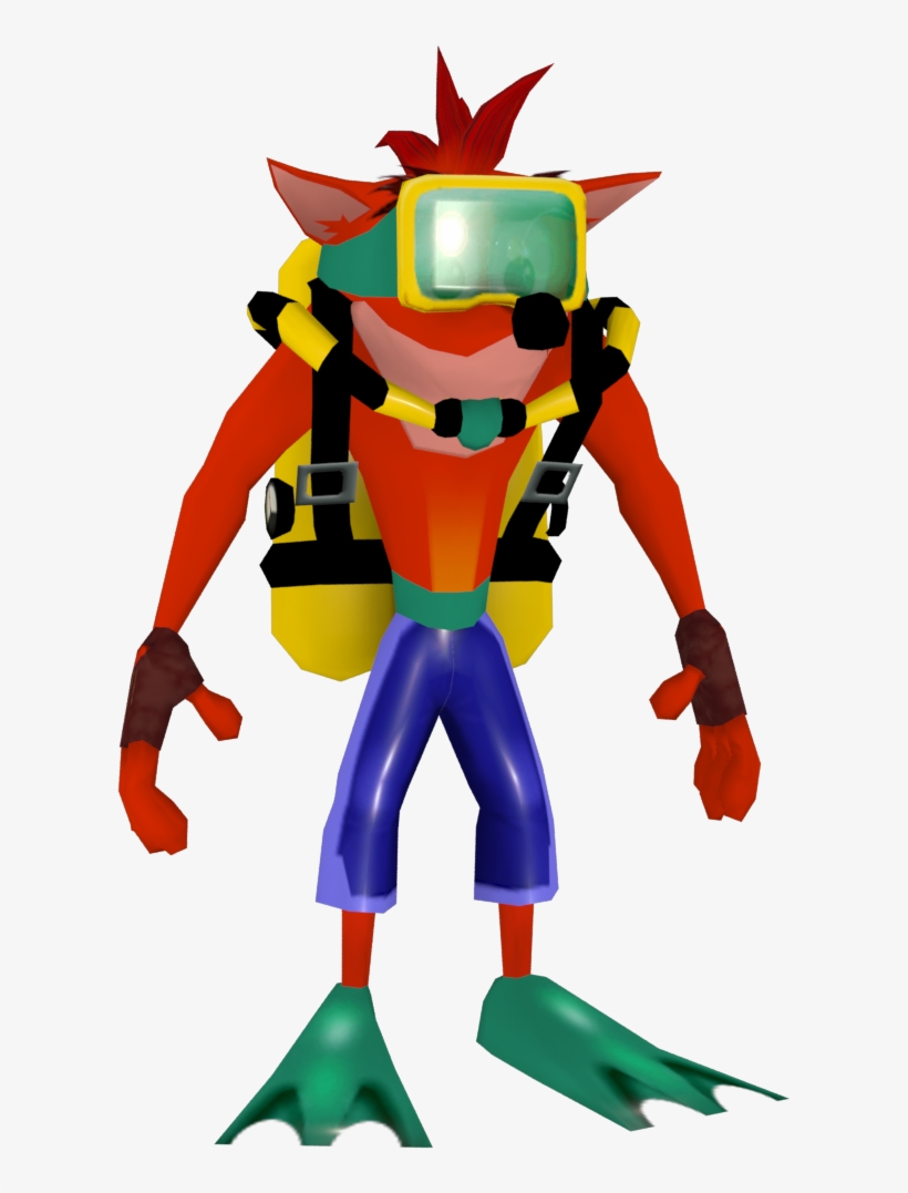 Crash Bandicoot The Wrath Of Cortex Scuba Gear - Crash Bandicoot The ...