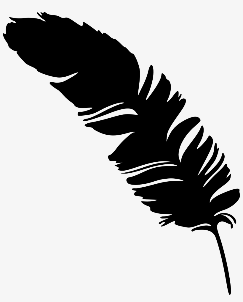 Free Download - Feather Silhouette PNG Image | Transparent PNG Free ...