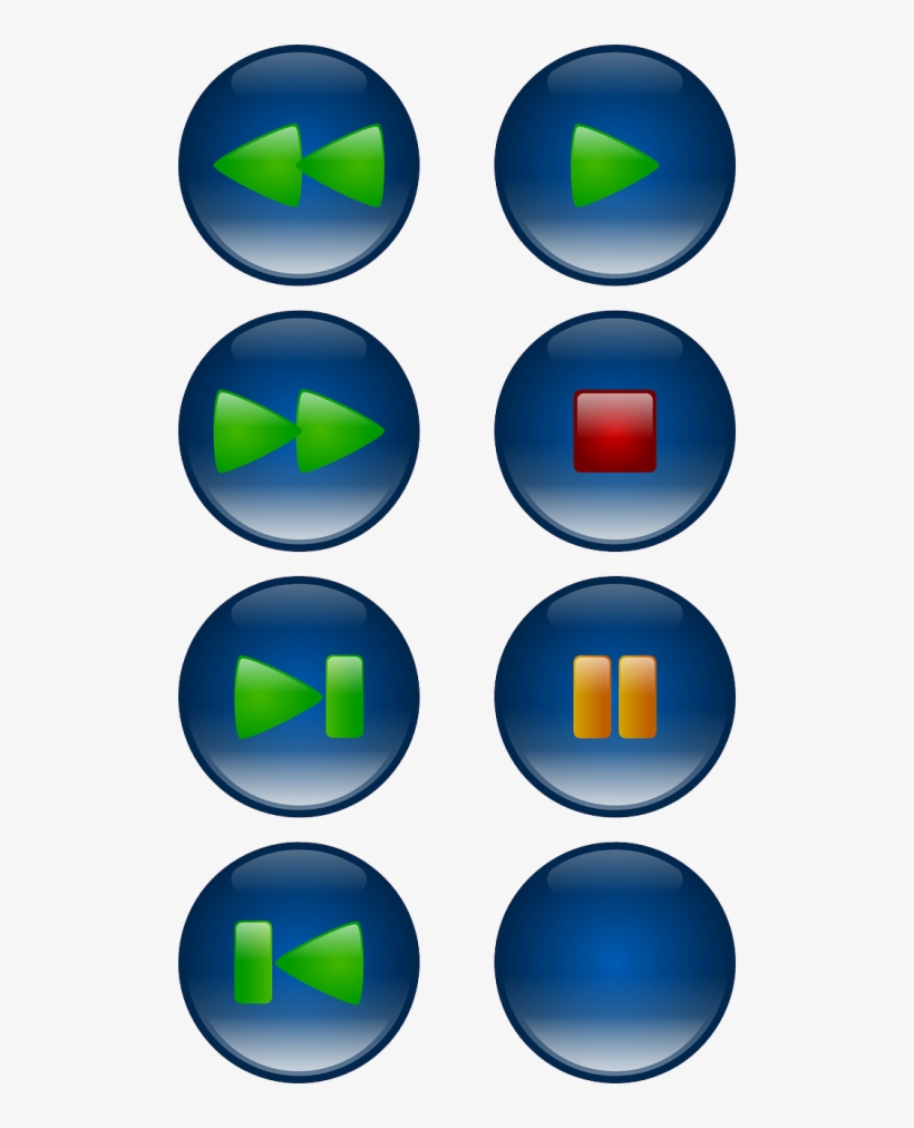 Download Buttons, Circular, Fast, Forward, Pause, Play - Button ...