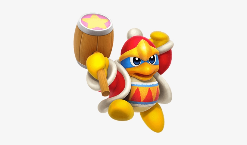 Kirby King Dedede Angry - Kirby Mass Attack Dedede PNG Image ...