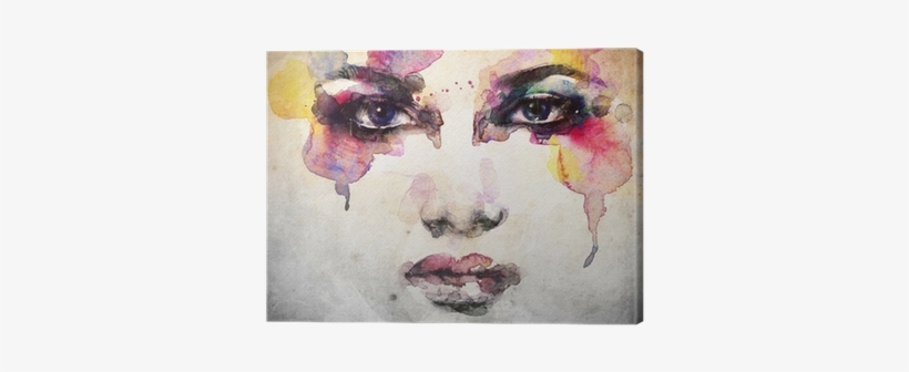 Woman Portrait - Female Portrait Abstract PNG Image | Transparent PNG ...