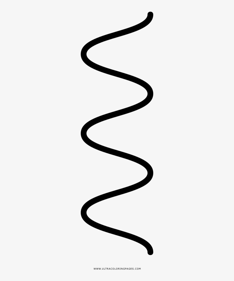 Wavy Line Coloring Page - Calligraphy PNG Image | Transparent PNG Free ...