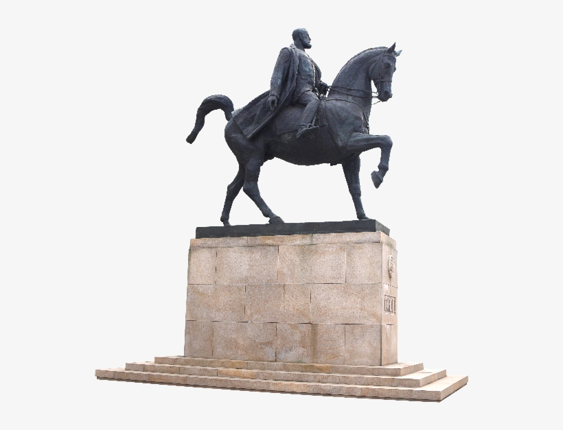 Download Man Riding Horse Statue Png - Central University Library ...