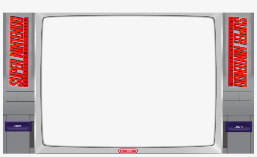 Download My Retro Console Themed Overlays Collection - Snes Bezels Png ...