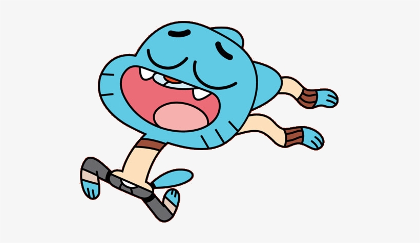 Download Gumball - Amazing World Of Gumball Walking | Transparent PNG ...