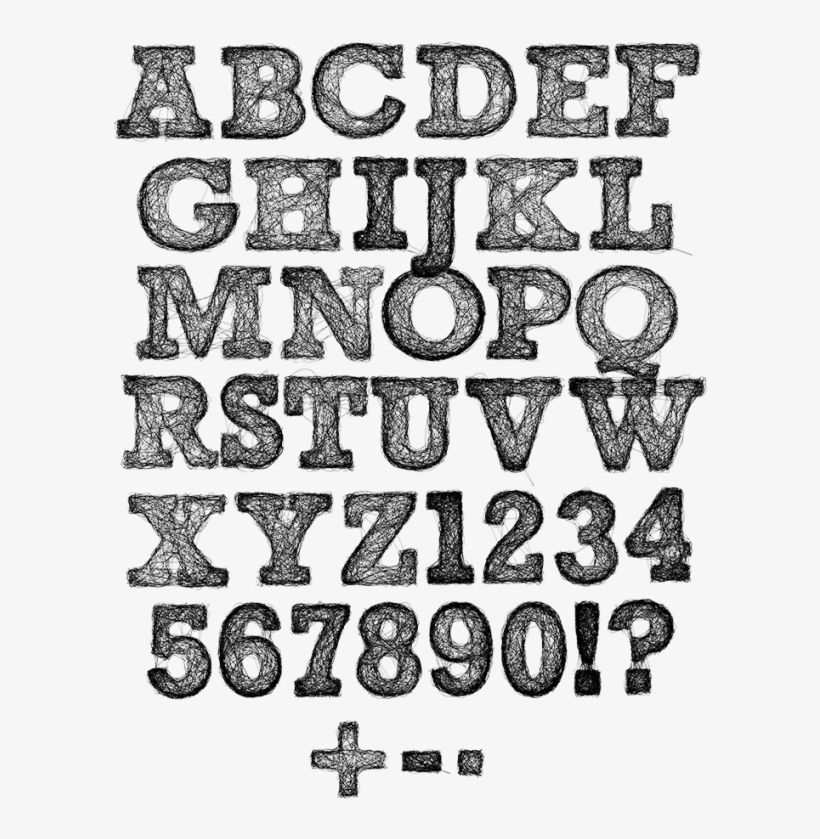 Download Pen Line Graphic Font - Surrealism | Transparent PNG Download ...