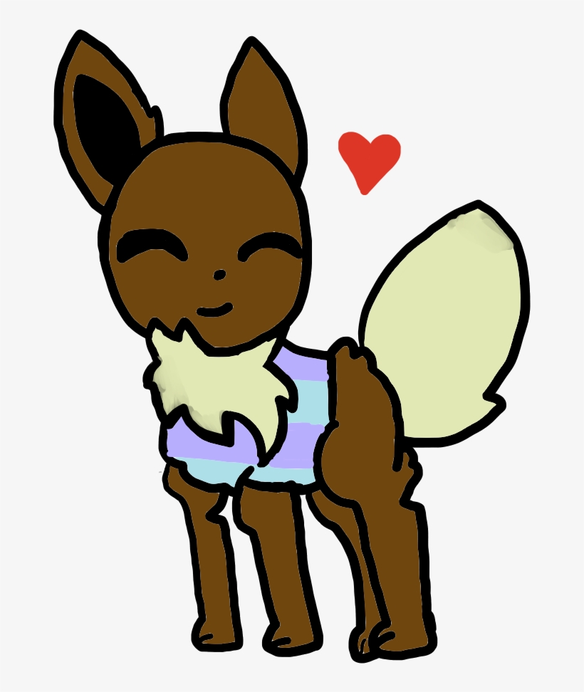 Baby Eevee In A Diaper