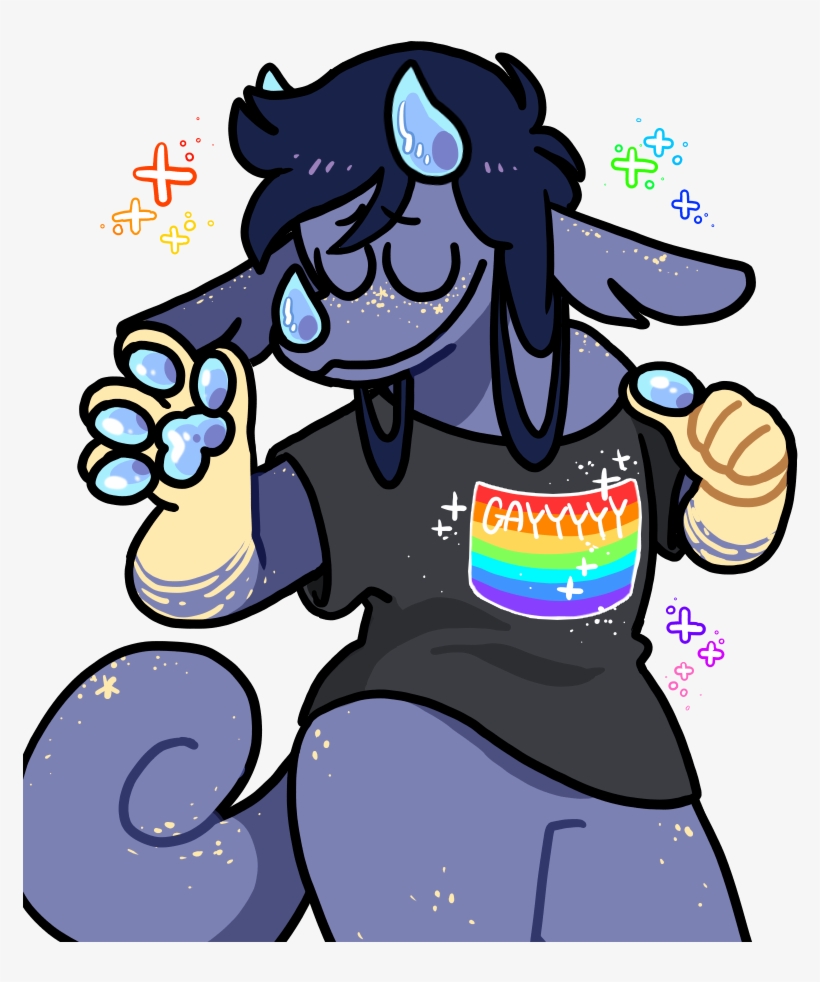 Gay Pride Boi - Sir Fluff Deviantart PNG Image | Transparent PNG Free ...