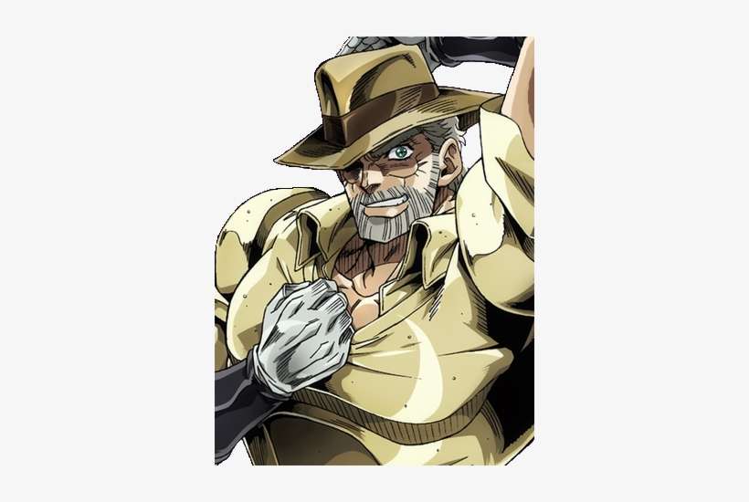 Download Old Joseph Joestar Anime - Jojo Part 3 Joseph | Transparent ...