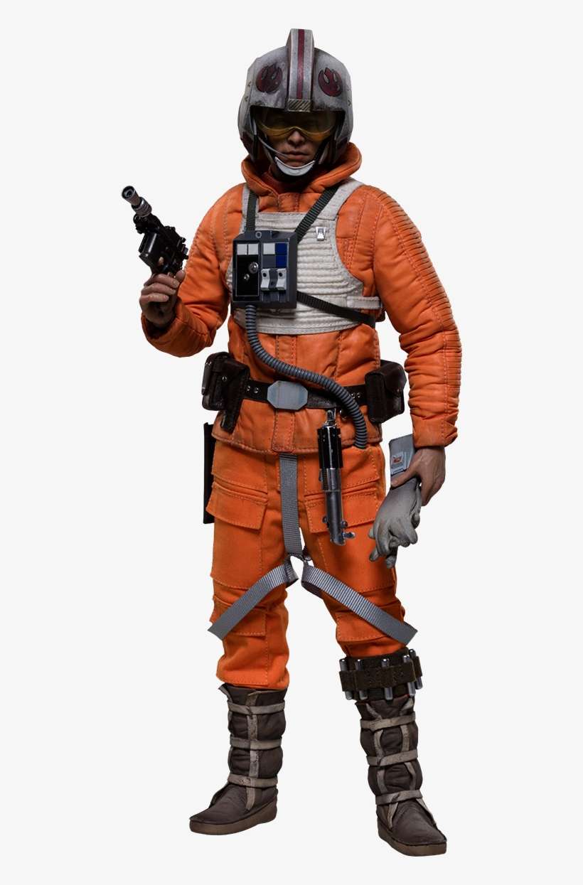 Luke Skywalker Rogue Group Snowspeeder Pilot PNG Image | Transparent ...