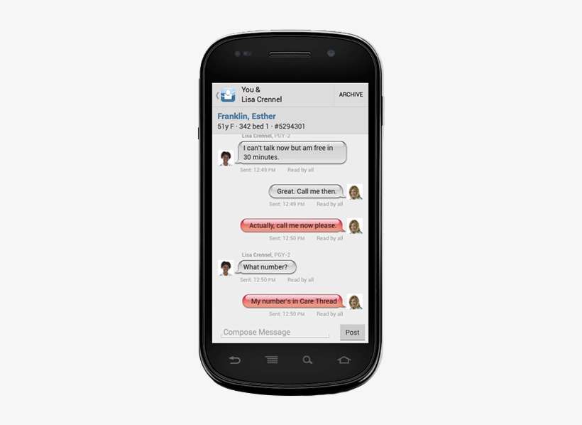 2c - Android - Franklin - Message - Thread - Message Thread On Mobile ...