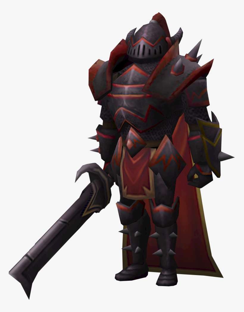 Black Knight Champion Runescape - Runescape Black Knight PNG Image ...