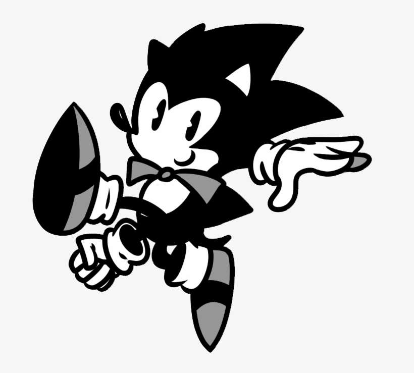 Sonicthehedgehog Sonic Batim Bendy Game - Sonic In Batim PNG Image ...