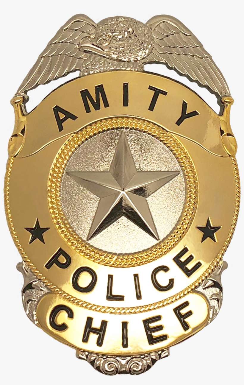 Best Pictures Of Police Badges Amity Police Chief Shield - Jaws Police ...