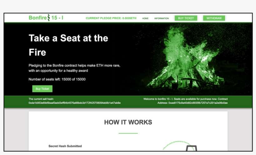 Bonfire Is An Agreement Between Users To Burn Eth With - Take A Number ...