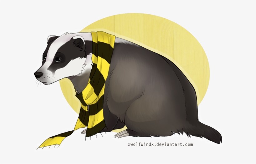 Hufflepuff Mascot By Skaralett On Deviantart - Hufflepuff Honey Badger ...