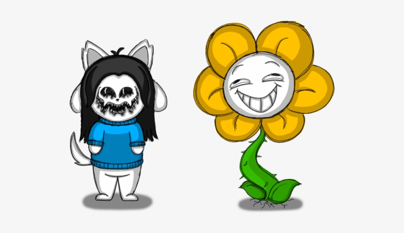 Underswap By Kriztian - Underswap Flowey And Temmie PNG Image ...