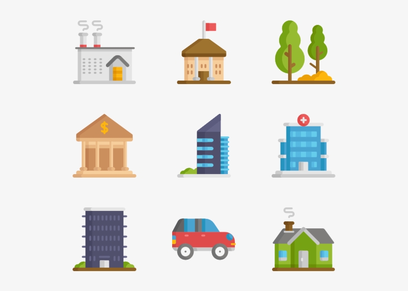 Download City Elements - Icon | Transparent PNG Download | SeekPNG