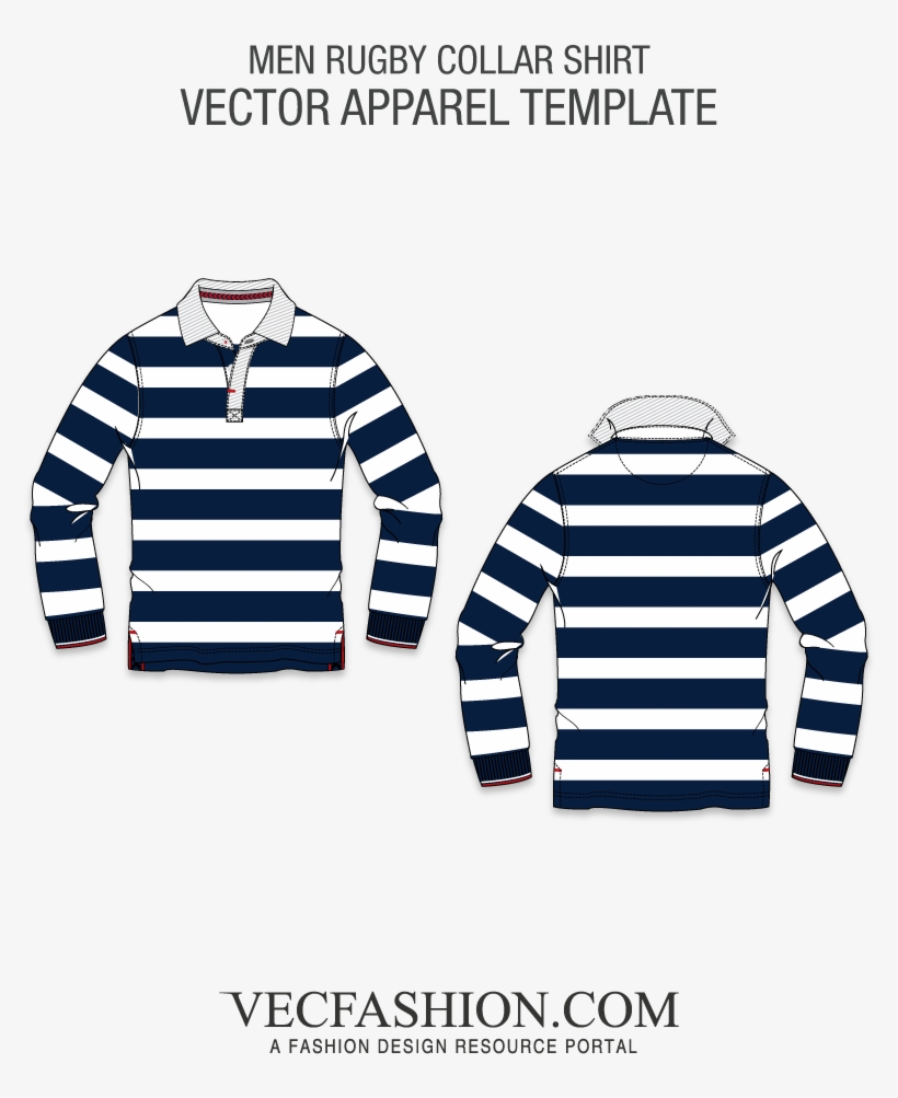 Download Classic Rugby Shirt Template - Rugby Shirt Vector ...