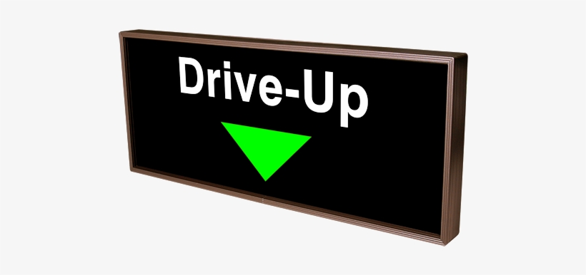 Drive-up W/ Green - Slow Down Led Sign PNG Image | Transparent PNG Free ...