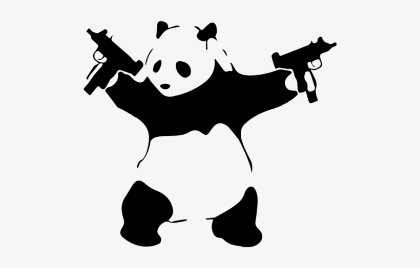 Banksy Panda PNG Image | Transparent PNG Free Download on SeekPNG