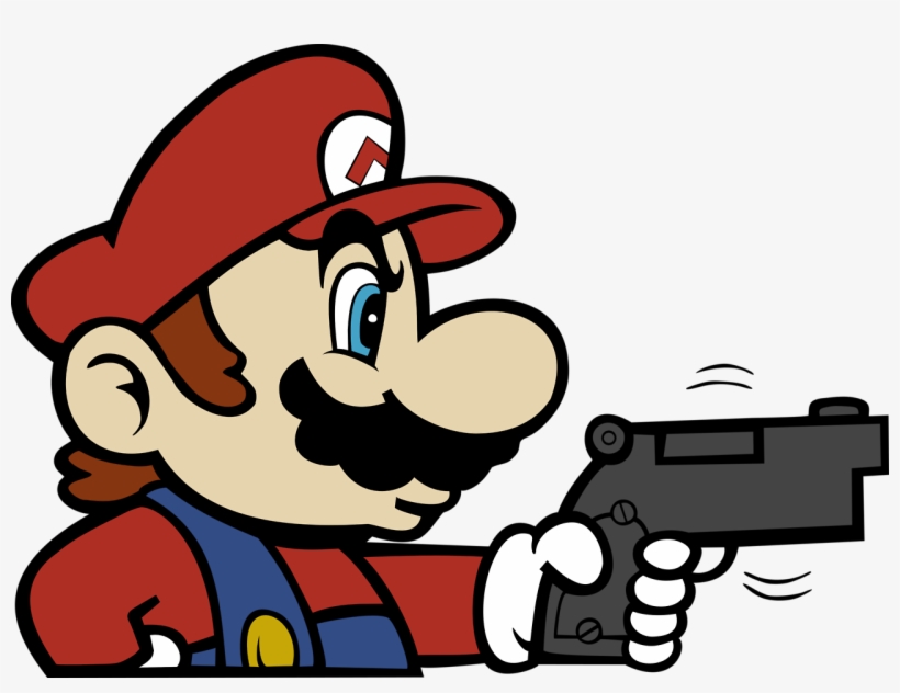Download Heres Hi-res Mario Holding A Gun - Mario With Gun Png ...