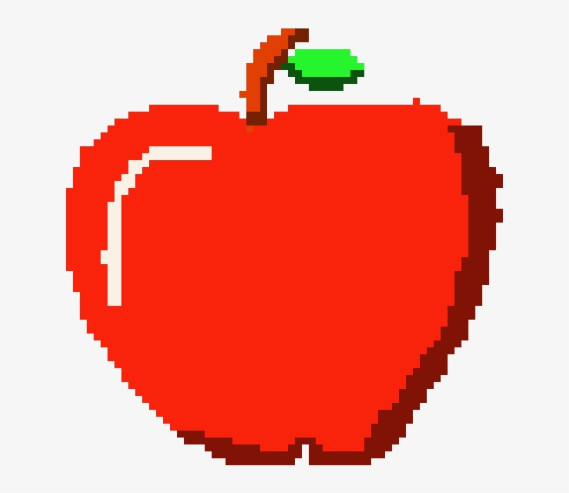 Red Apple - Apple Pixel Art Png PNG Image | Transparent PNG Free ...