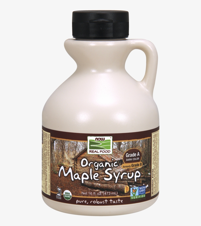 Maple Syrup, Organic Grade A Dark Color - Now Foods - Organic Maple ...