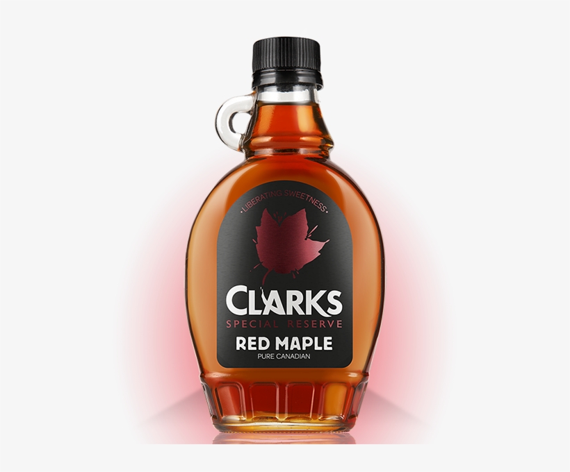Special Reserve Red Maple Syrup Front - Clarks Pure Red Maple Syrup PNG ...