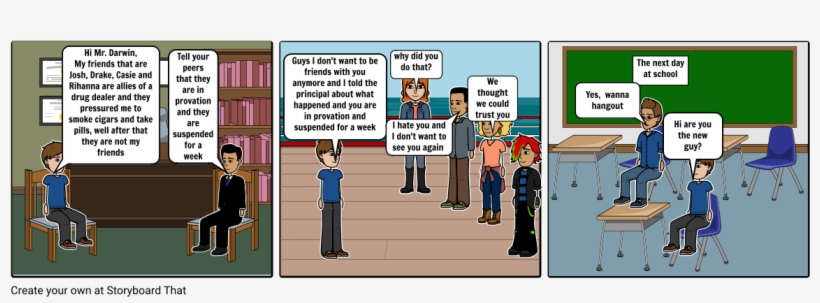 Peer Pressure Cartoon