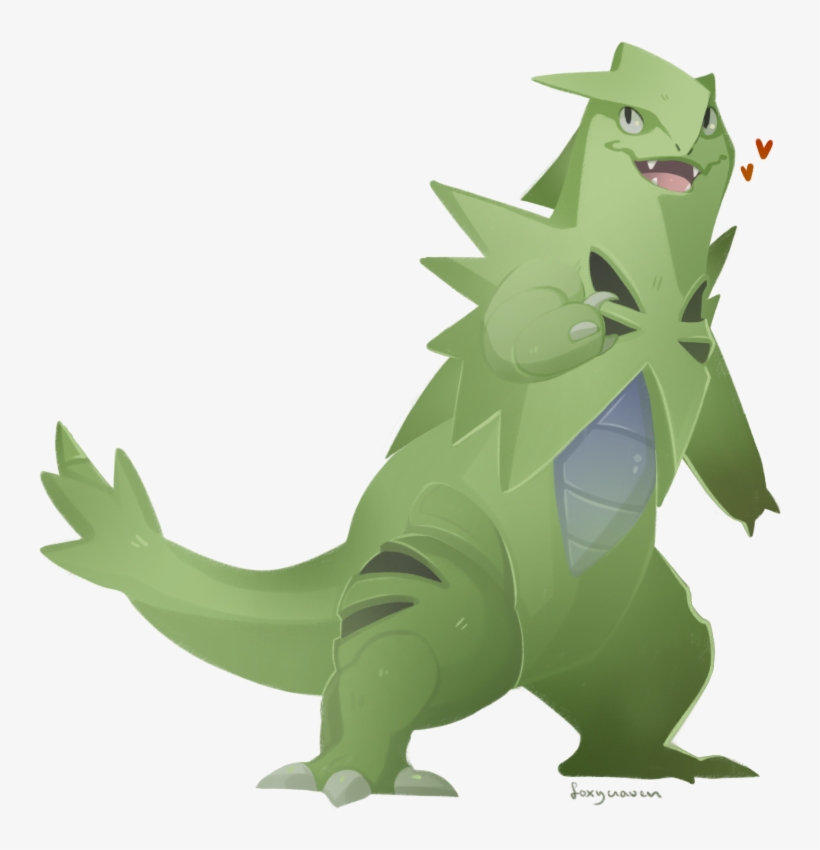 I Finished The Cutest Tyranitar Comm Today - Cartoon PNG Image ...