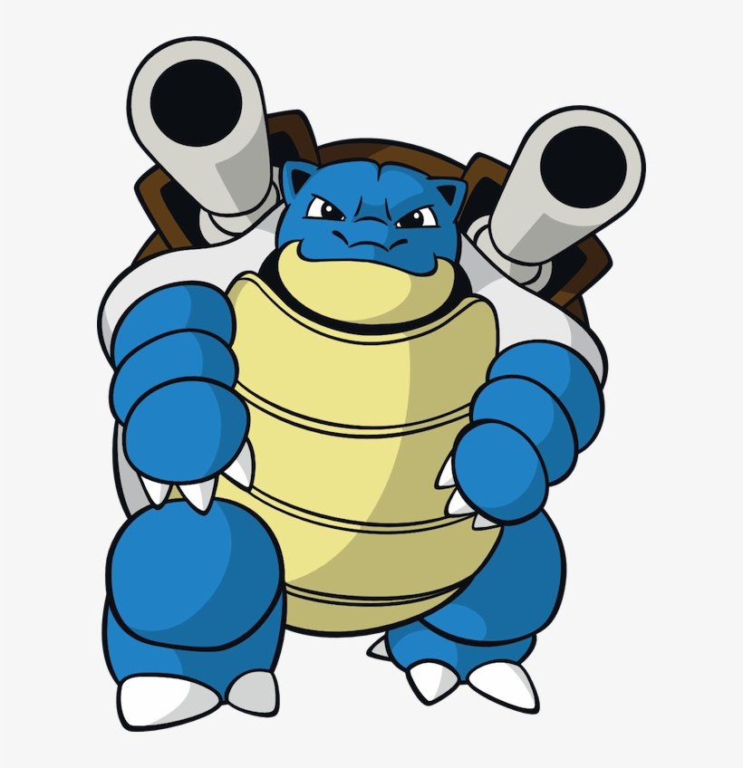 Of Speed And Tackles - Pokemon Blastoise PNG Image | Transparent PNG ...