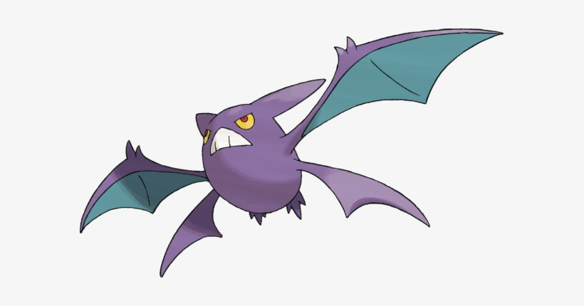 Crescent's Crobat - Zubat Evolutions PNG Image | Transparent PNG Free ...