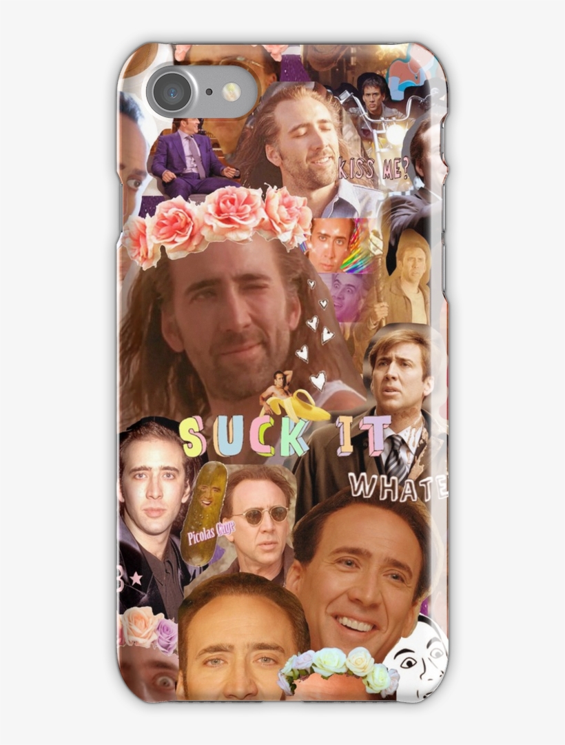 Download Nic Cage Collage Iphone 7 Snap Case - Iphone | Transparent PNG ...