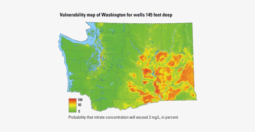 Map - Washington State Population Map PNG Image | Transparent PNG Free ...