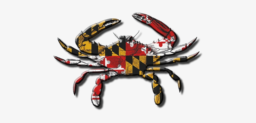 Maryland Flag Gear - 3drose Cst_193242_3 Maryland Crab Flag-ceramic ...