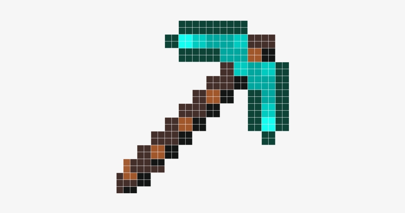 Download Diamond Pickaxe - Minecraft Pickaxe No Background ...