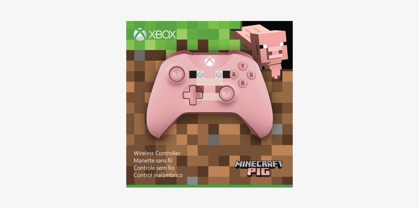 Download Xbox One Bluetooth Wireless Controller Minecraft Pig - Controller Xbox One Minecraft ...