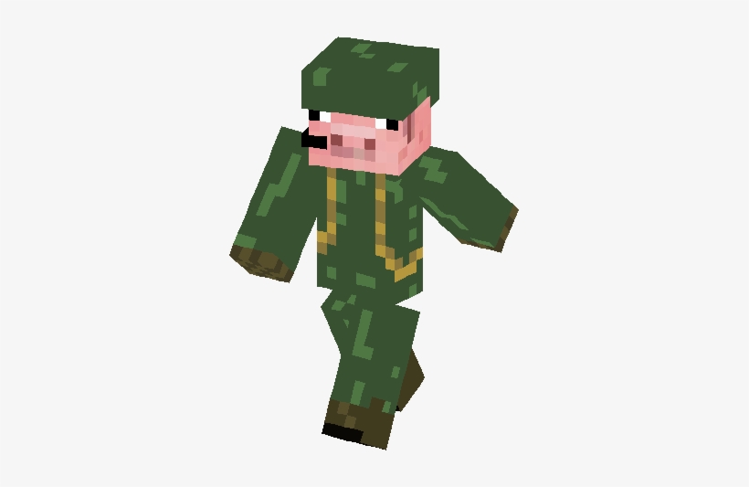 Download Pig Soldier Skin - Minecraft Tnt Skin | Transparent PNG ...