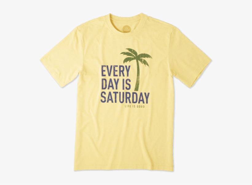 Men's Every Day Is Saturday Cool - Active Shirt PNG Image | Transparent ...