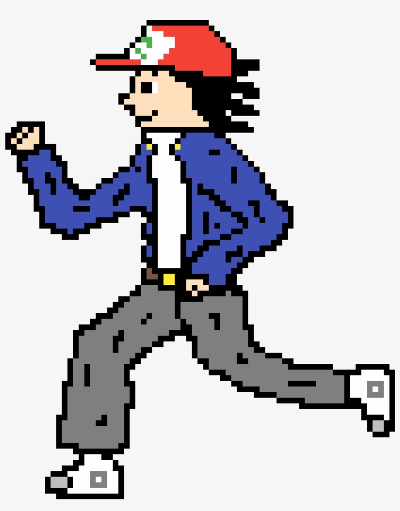 Ash Ketchum Running PNG Image | Transparent PNG Free Download on SeekPNG