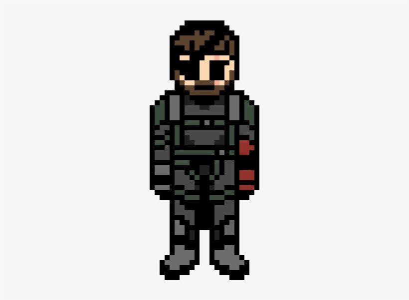 Download Solid Snake - Solid Snake Pixel Art | Transparent PNG Download | SeekPNG