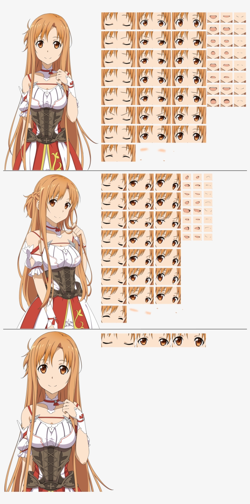 Download Click For Full Sized Image Asuna - Sprite Asuna | Transparent ...