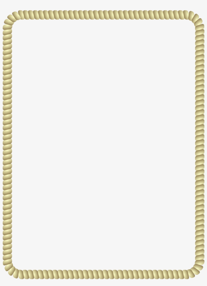 Medium Image - Rope Border Transparent Background PNG Image ...