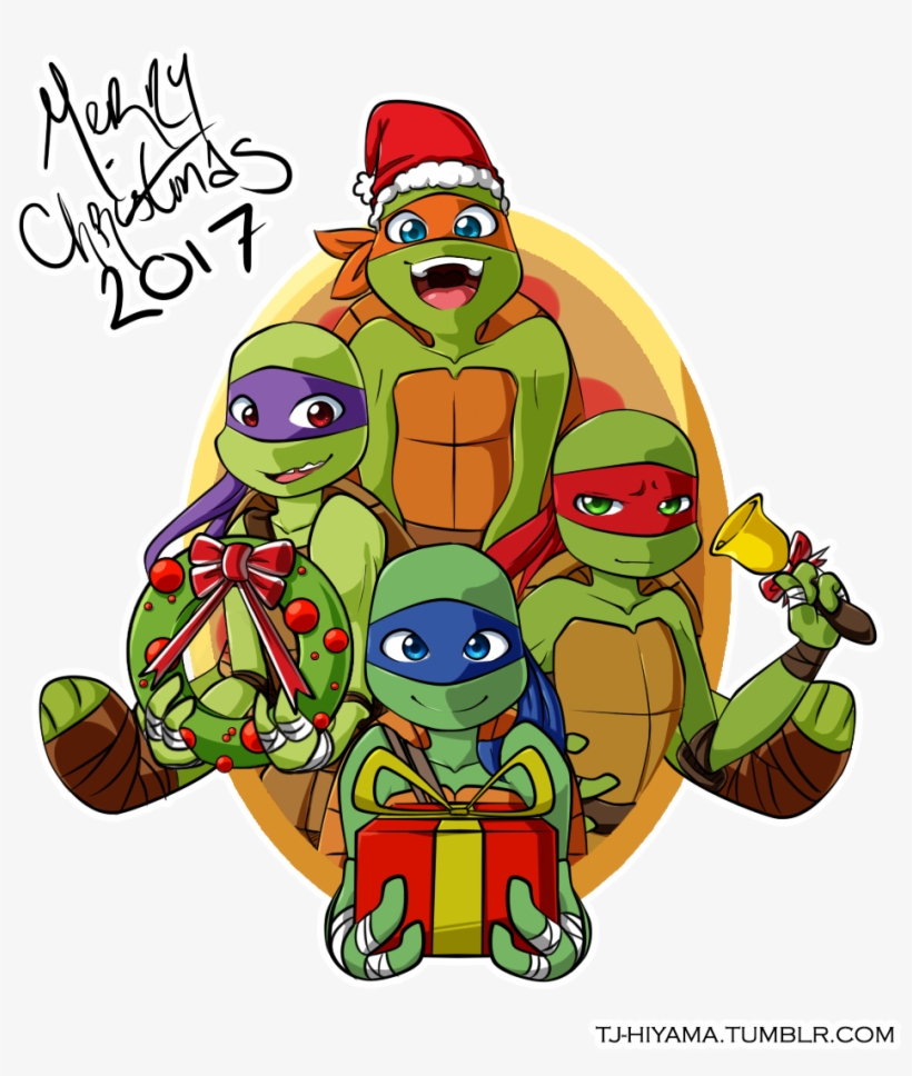 Funny Clip Art Tortoise Wearing Santa Clause Cap - Turtle PNG Image ...