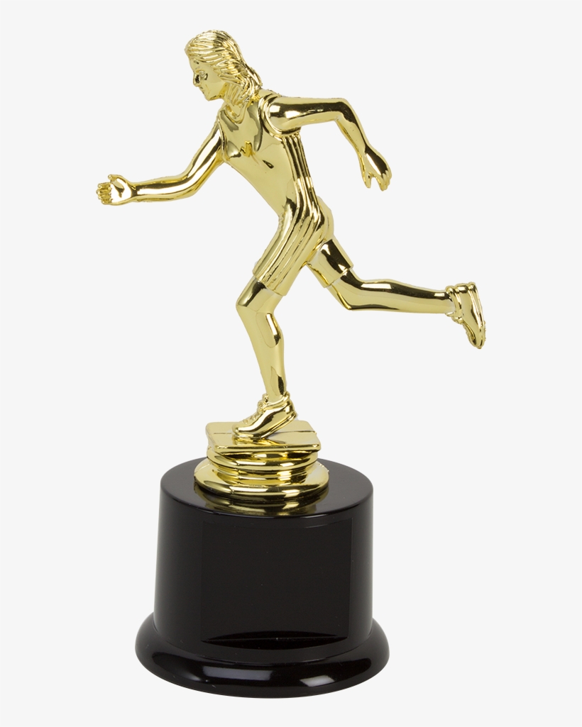 Female Participation Trophy For Running Events - Track Trophy PNG Image ...
