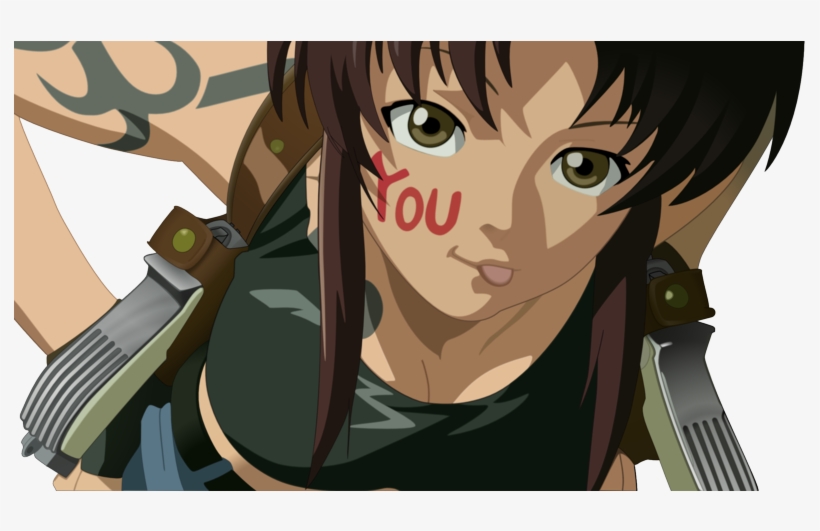 [ Img] - Black Lagoon Revy Art PNG Image | Transparent PNG Free ...