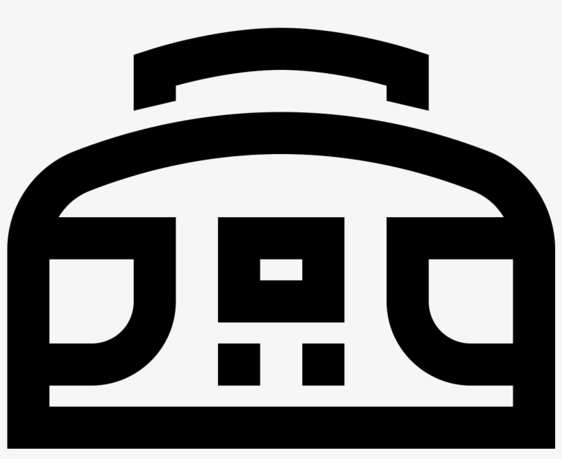 There Is A Rectangle With Curved Edges And A Curved - Graphics PNG ...