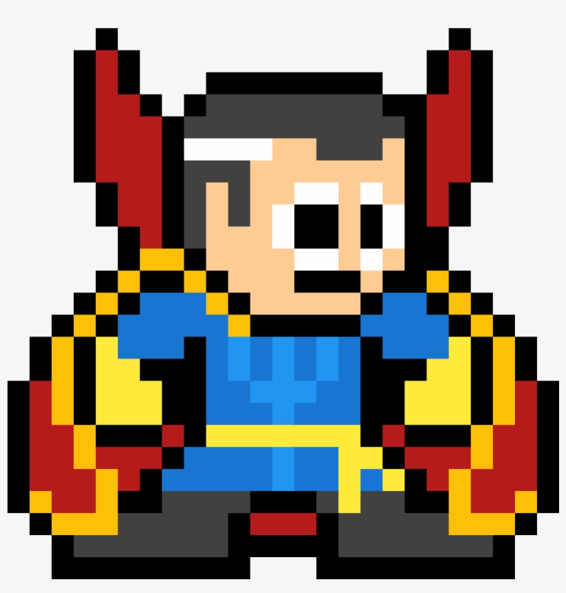 Dr - Strange - Dr Strange 8 Bit PNG Image | Transparent PNG Free ...