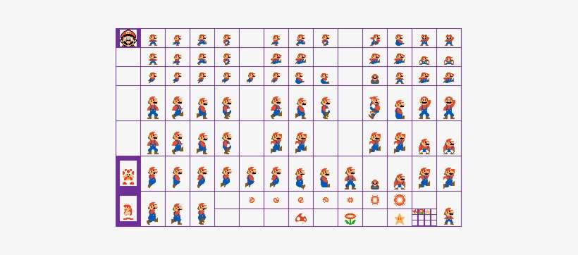 Super Mario Maker - Super Mario Maker Mario Sprites PNG Image ...